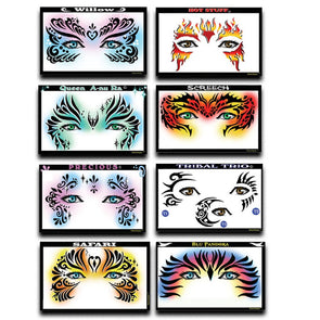 Face Painting Stencils - Packages by ShowOffs Body Art – ProAiir ...