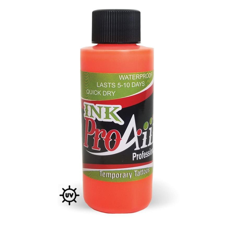 Airbrush Temporary Tattoo INK-UV Orange-ProAiir Makeup – ProAiir ...